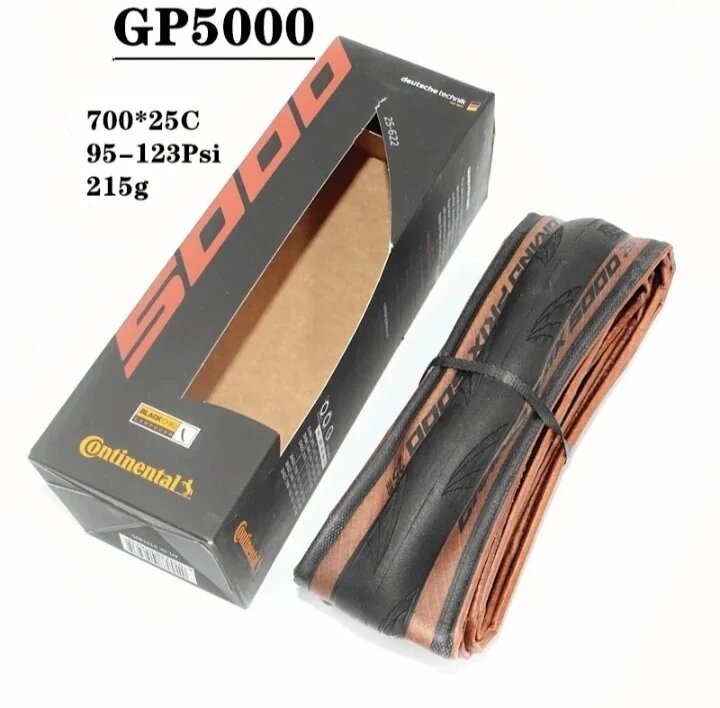 Continental GP5000 700x25C Brown