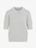 Рубашка Ribbed-knit polo shirt