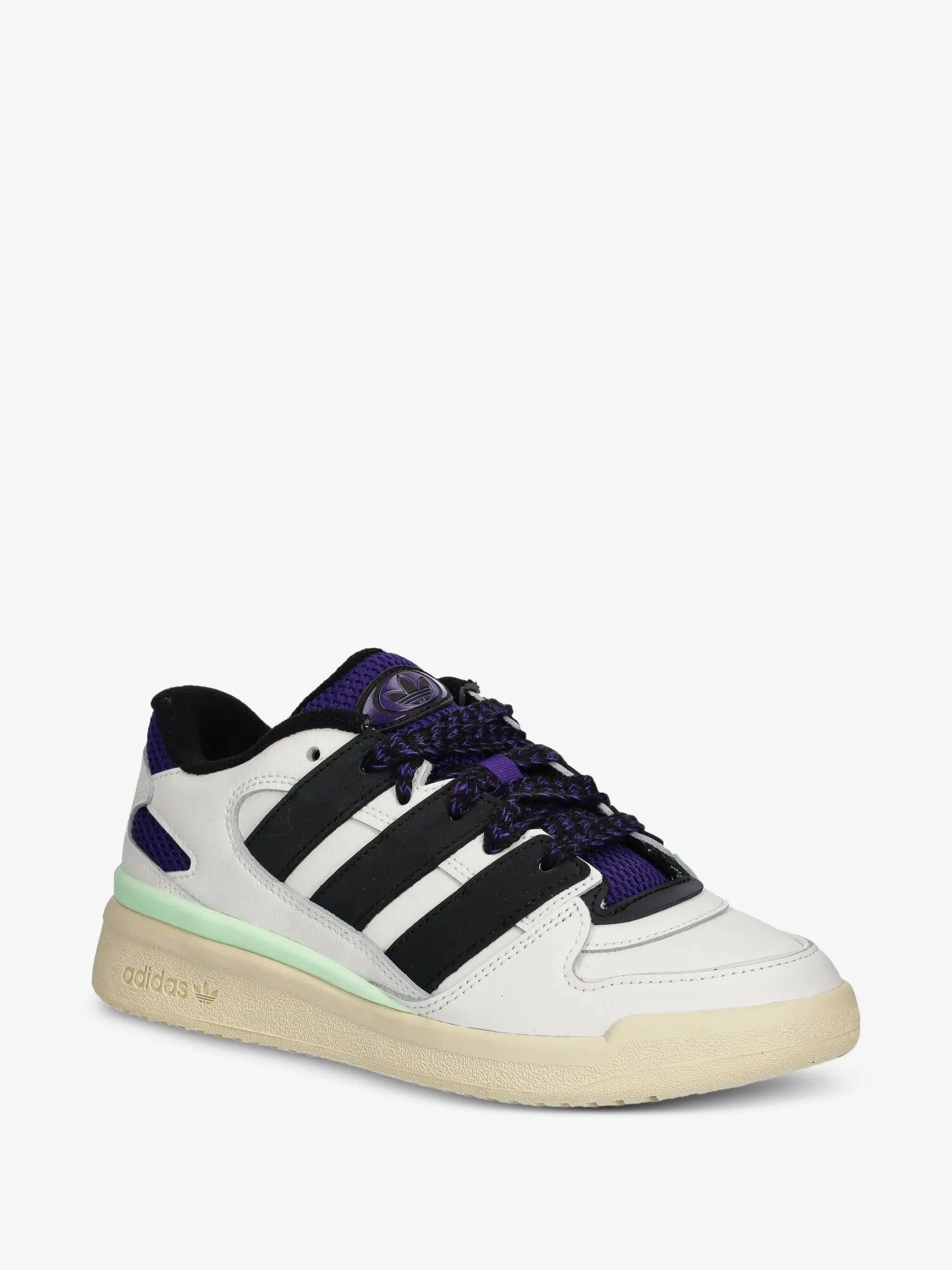 Кроссовки adidas Forum 2000, размер 5.5 US, бежевый/белый — фото 1