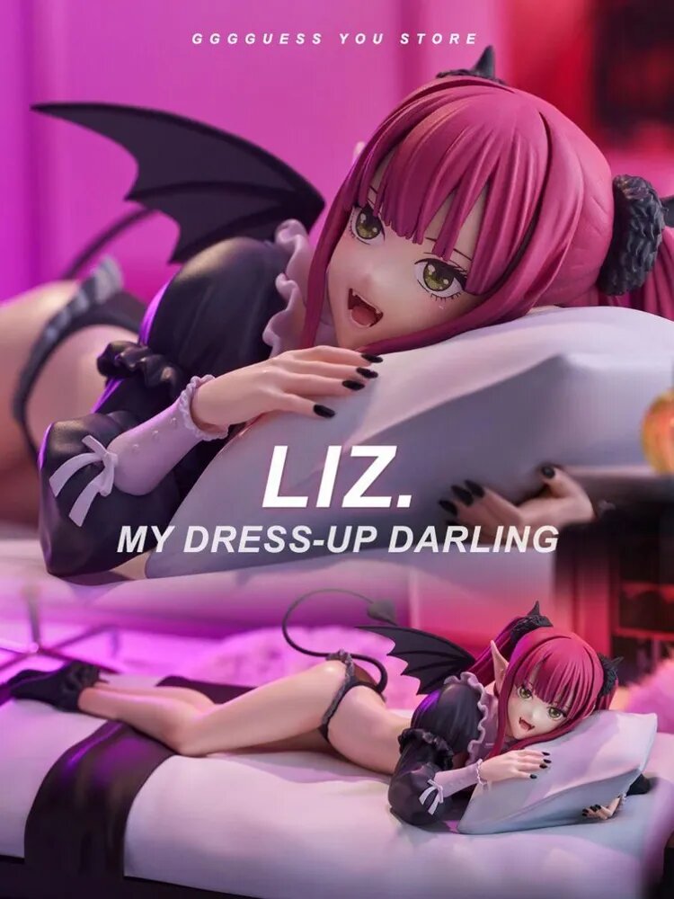 Аниме фигурка My Dress-Up Darling Kitagawa Marin Liz 7см, ABS пластик, Liz T8D