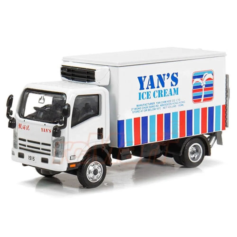 Машинка Tiny City 1/76 Isuzu N Series Yan Chim Kee Ice Cream Diecast Scale Model Car Kit