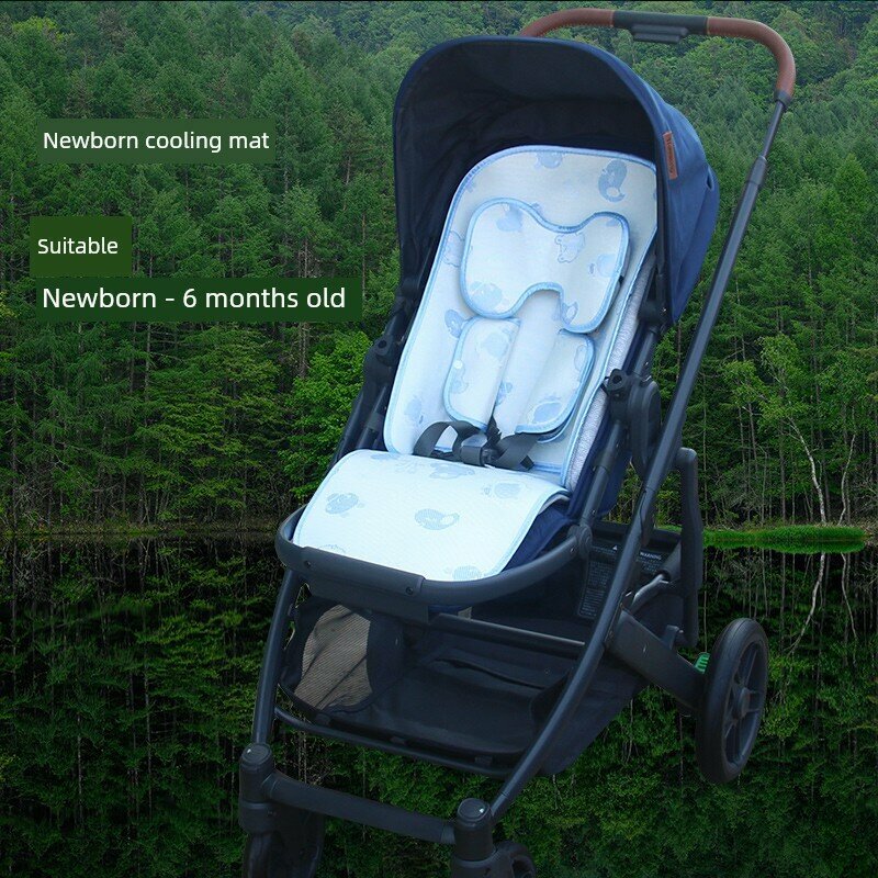 UPPAbaby Vista V2 новорожденный охлаждающий тканевый сидушка - мультяшно-синяя, антибактериальная и против клещей