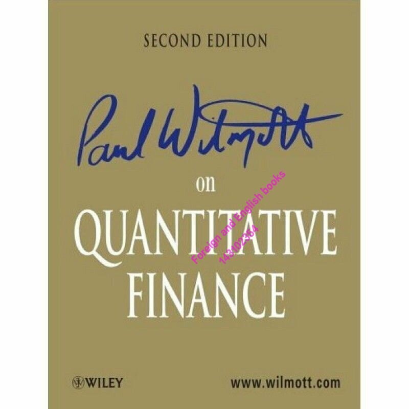 Paul Wilmott on Quantitative Finance Reprinted books