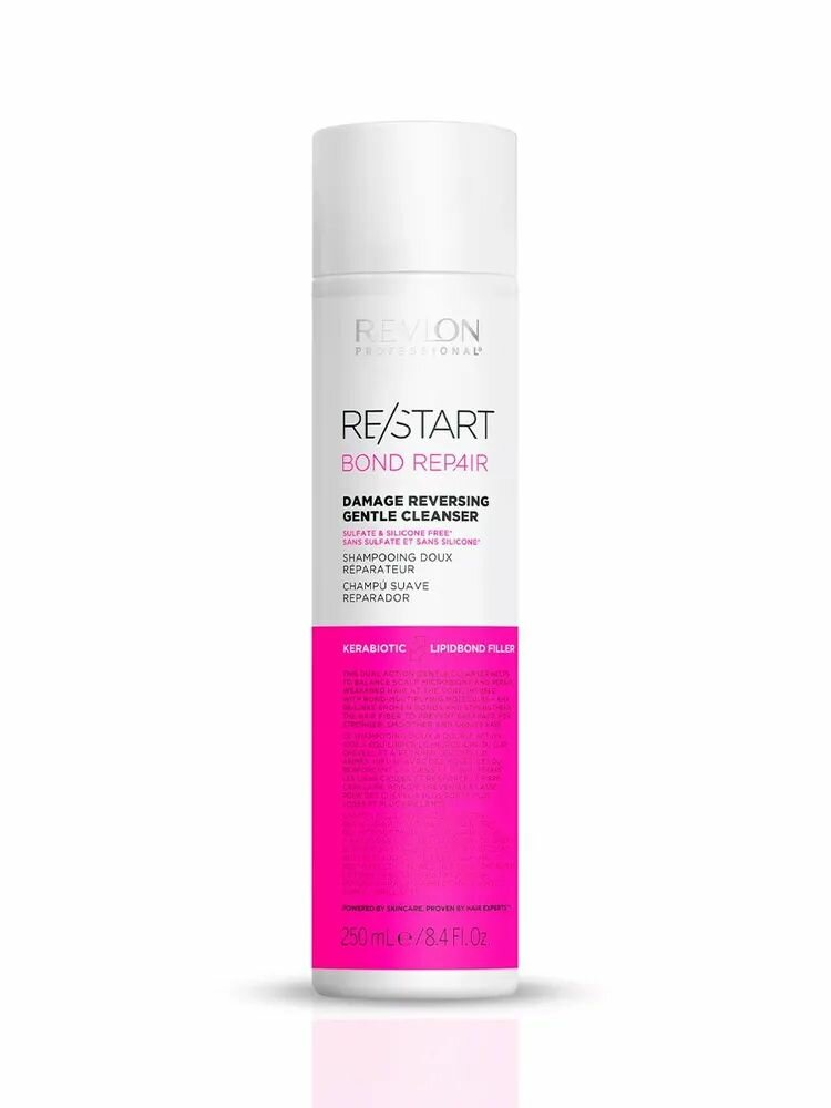 RESTART BOND REPAIR Восстанавливающий шампунь-бондинг для поврежденных волос DAMAGE REVERSING GENTLE CLEANSER, 250мл