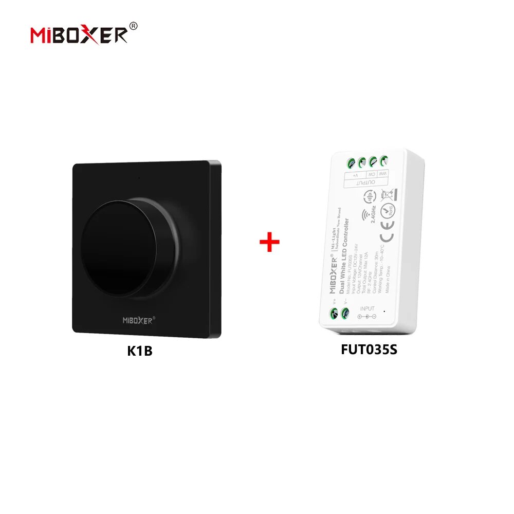 MiBoxer RGB контроллер K1B черный FUT035S