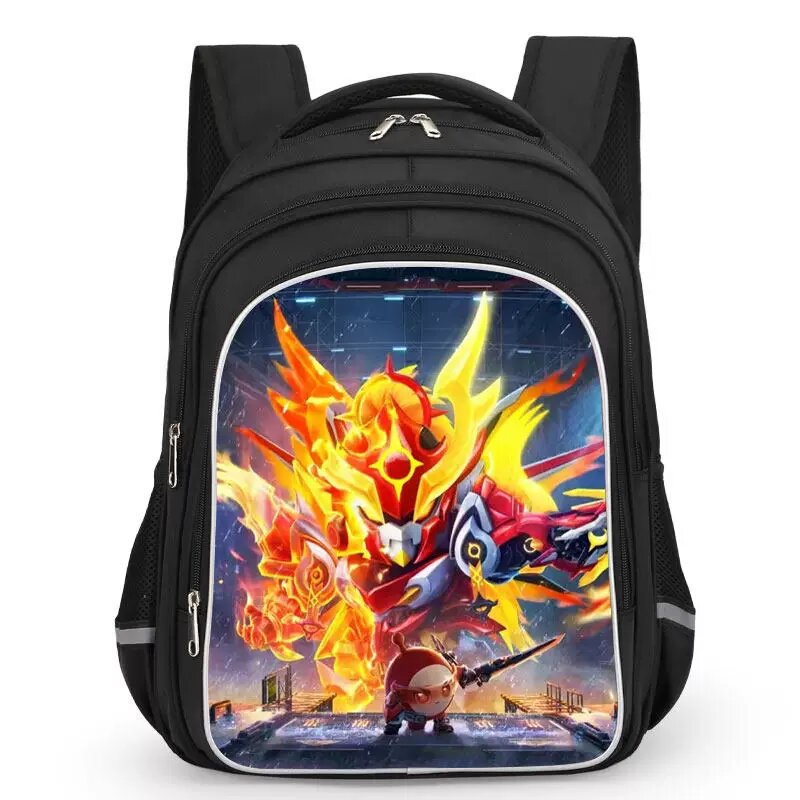 Рюкзак для мальчиков Fire Kirin Egg Party для 3-6 классов Ультра-легкий защита спины Цвет 03