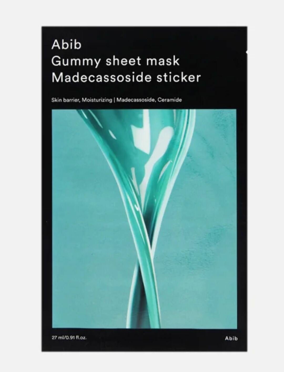 Тканевая маска для лица ABIB gummy sheet mask madecassoside sticker