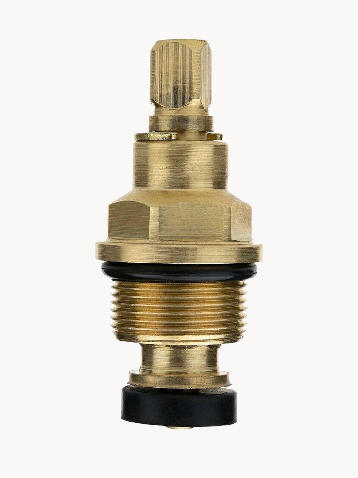 Кран букса для смесителя червячная (резиновая), М18, квадрат 7 х 7 мм, короткая