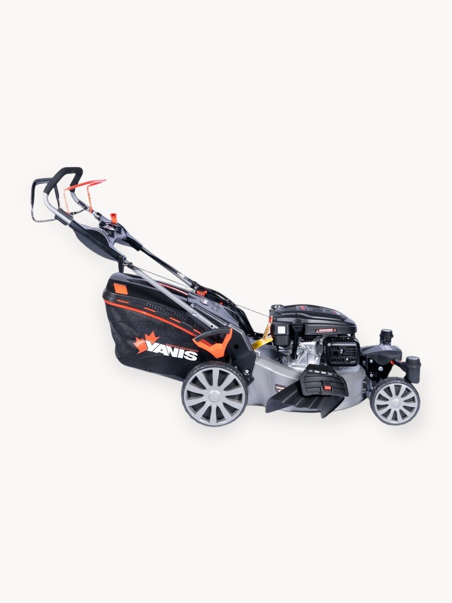 Газонокосилка бензиновая Yanis Vortex C51SRW-L, поворотные колеса