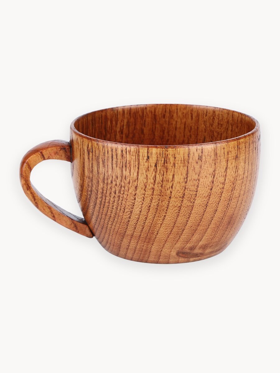 Кубок натурального дерева деревянные кофейные кружки для кружки завтрак молоко домохозяйство питье