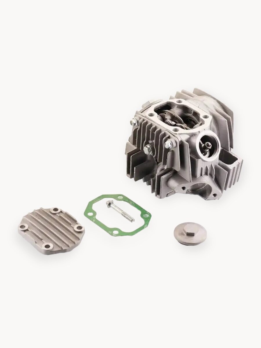 Головка цилиндра в сборе мопеда Альфа, Дельта, Зодиак 110 см3