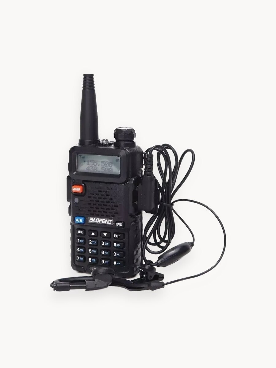 Рация Baofeng UV-5R 8W (3 режима мощности) черный