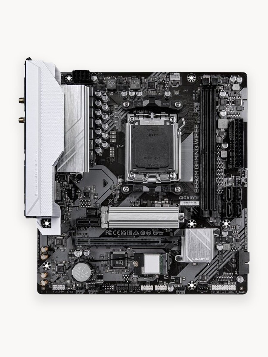 Материнская плата Gigabyte B650M GAMING WIFI6E (AM5, mATX)