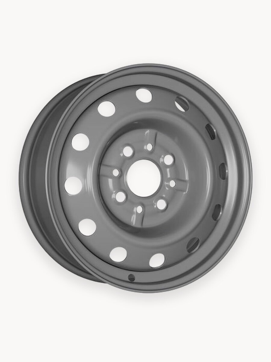 Колесный штампованный диск ТЗСК Тольятти ВАЗ 2112 R14x5.5 4x98 ET35 CB58.6 Grey