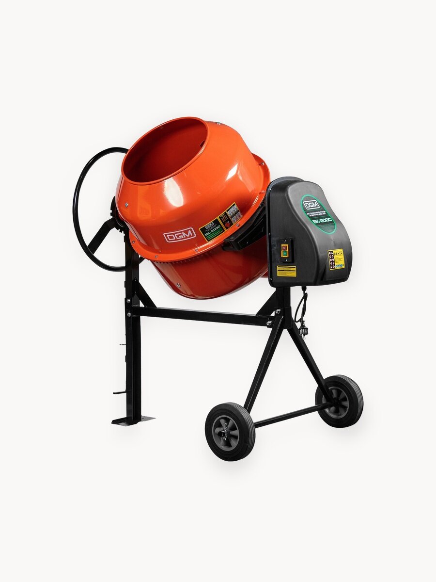 Бетономешалка строительная электрическая 200 л DGM BK-200C (DG1543-6)