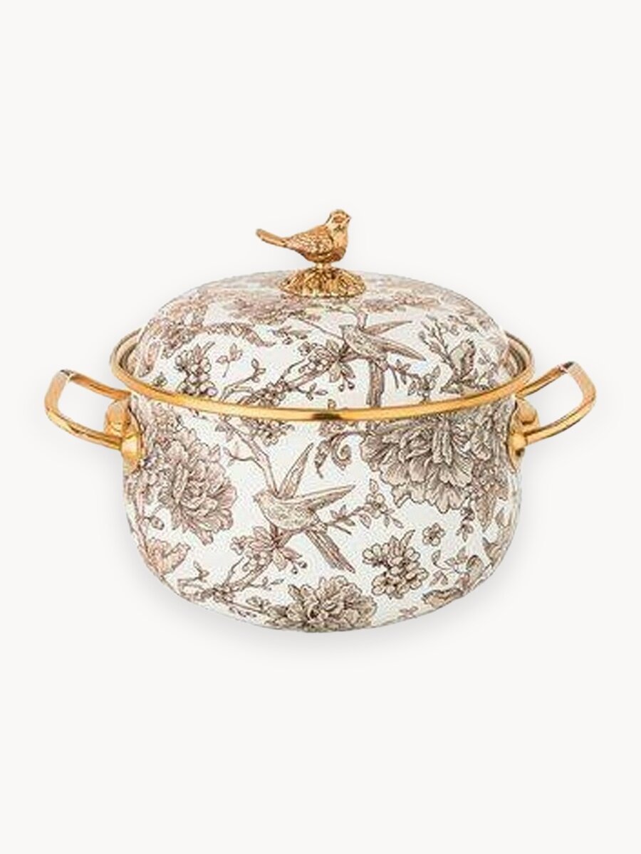 Кастрюля Agness с крышкой "royal garden 2,1 л, 16 см. (950-081)