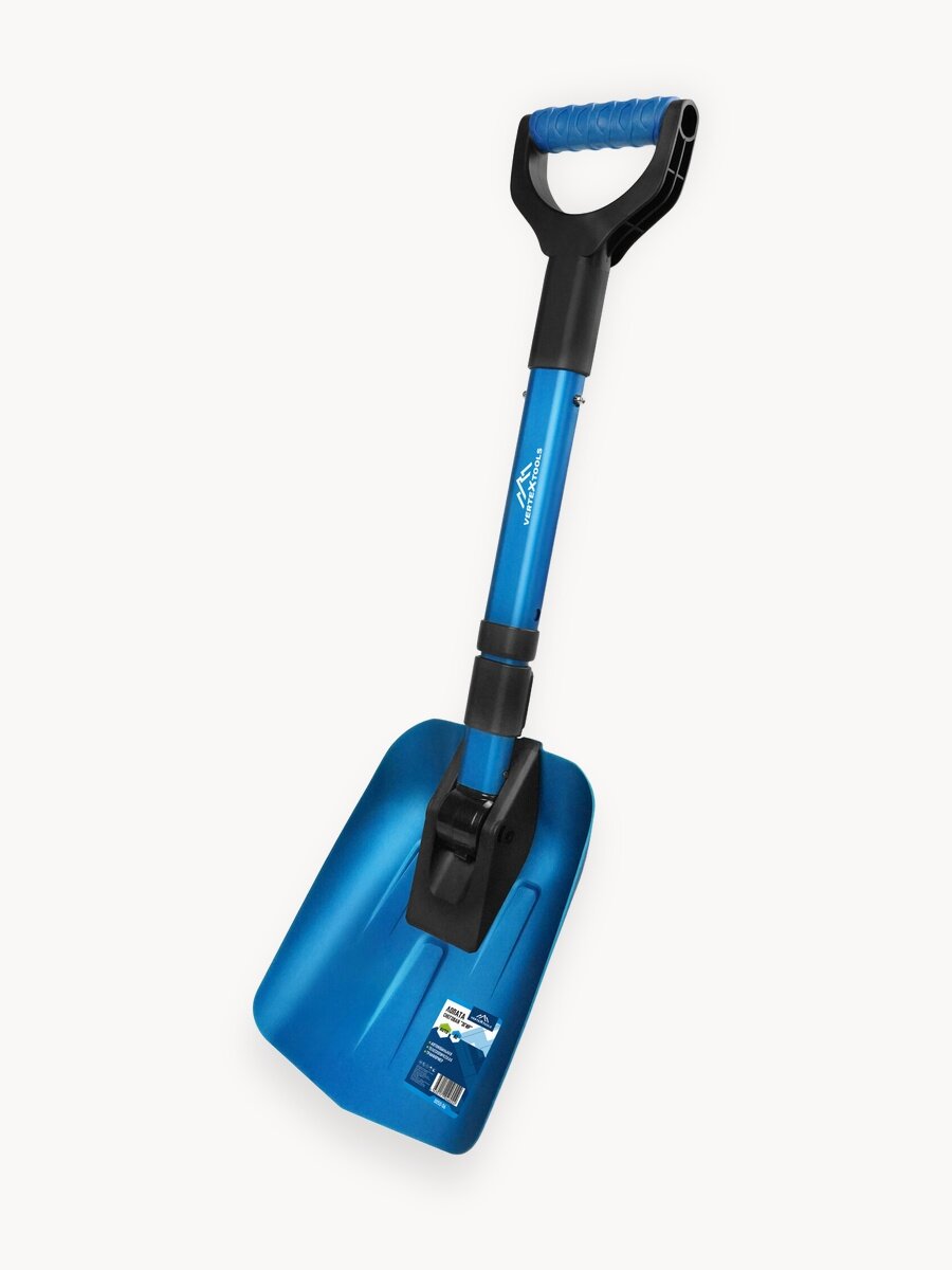 Лопата для уборки снега складная телескопическая VertexTools