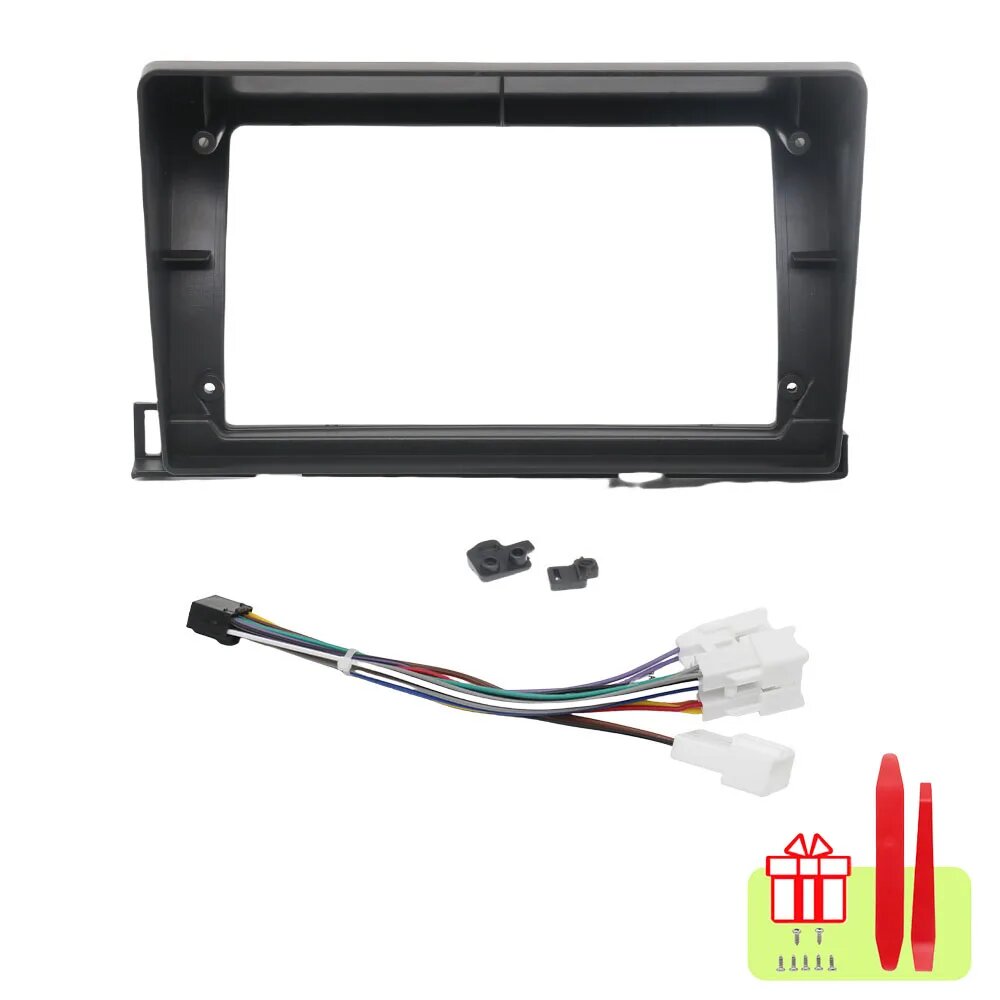 Для Toyota Isis 2004-2017: 9-дюймовая 2 DIN рамка для автомагнитолы, установочный frame cable