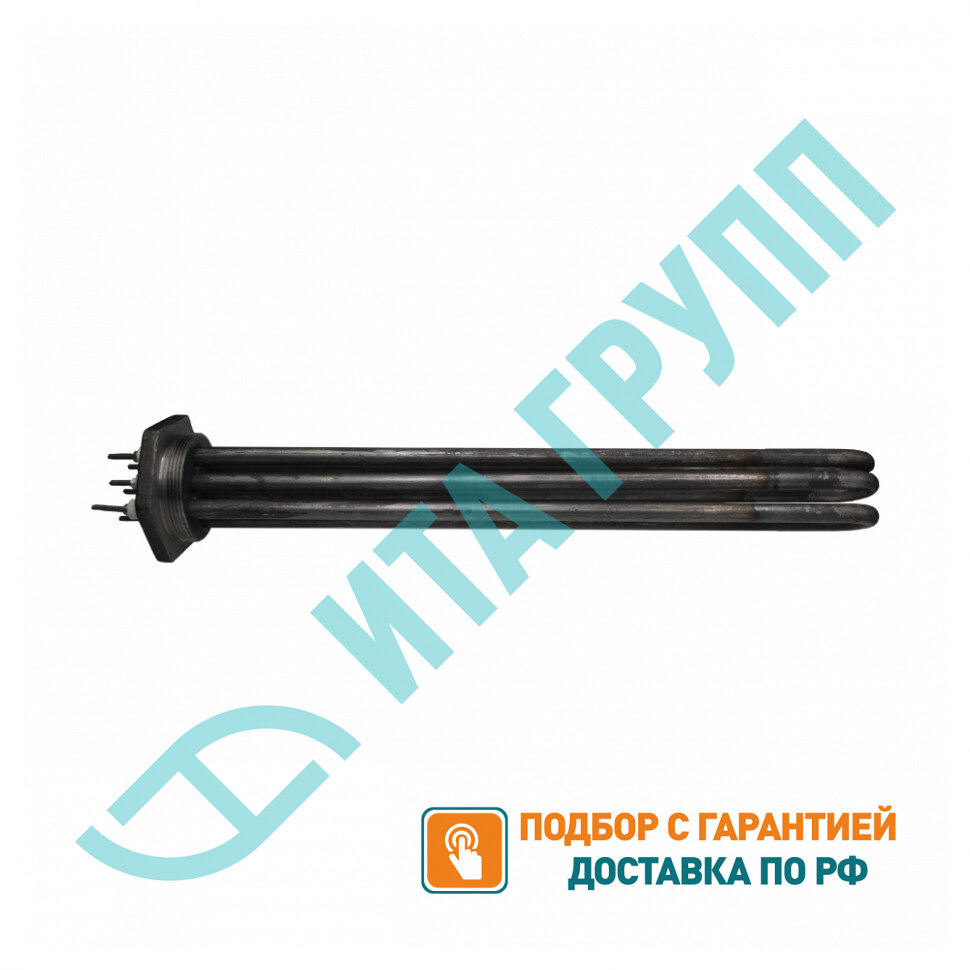 ТЭН Б 15000W, D74мм, G 2,5" для Kessel, УМТ (Урал-Микма-Терм), 68715