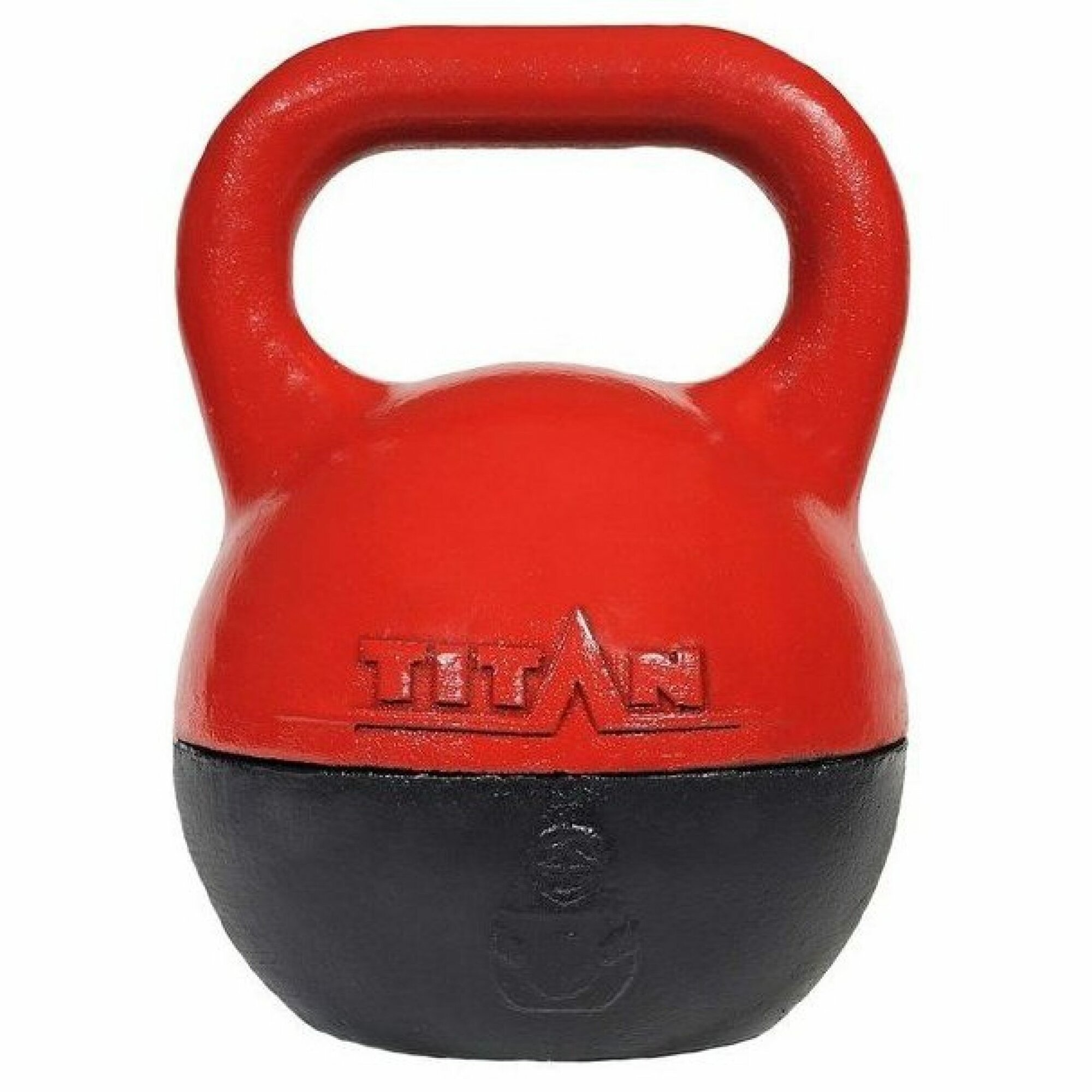 Гиря Titan разборная SG000002922, 16/24/32 кг, трансформер, чугун, высота 28 см, красно-чёрный