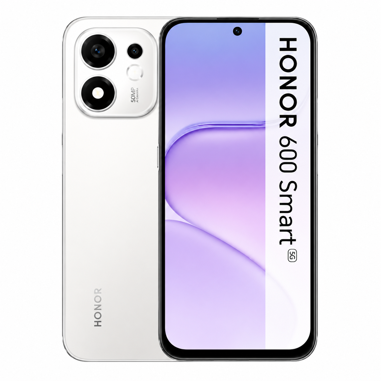 Смартфон Honor 600 Smart 4/256ГБ, Dual nano SIM, 5G, Silver (Серебристый) Global