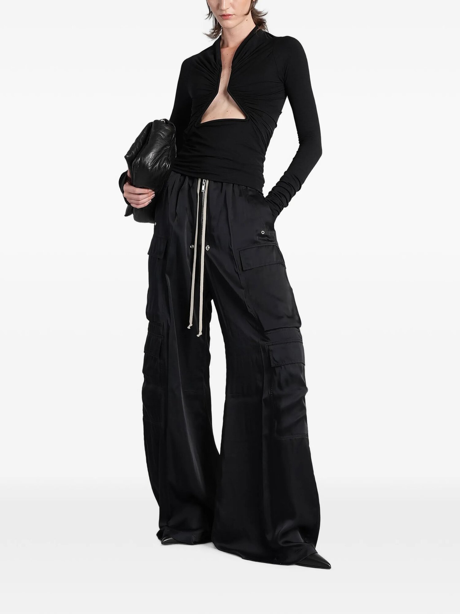 Топ Rick Owens, размер 40, black — фото 1