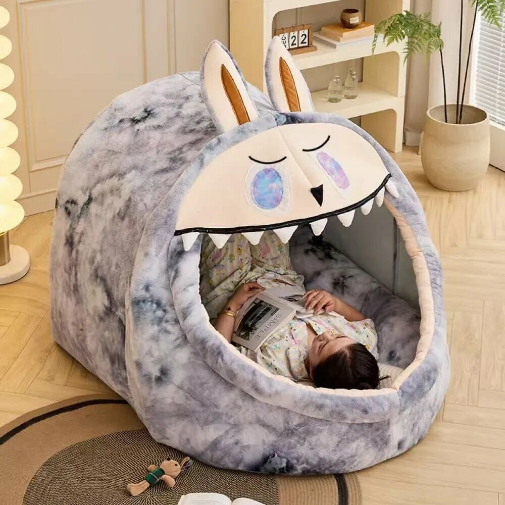 Прямой диван, механизм Улитка, 100х160х90 см, белый, темно-синий