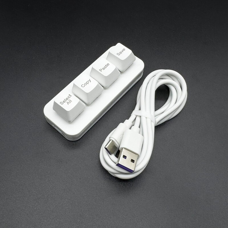 Копирование и вставка, выбор всего текста, сохранение, USB-клавиатура для офиса, программист, звуковая игра, китайская