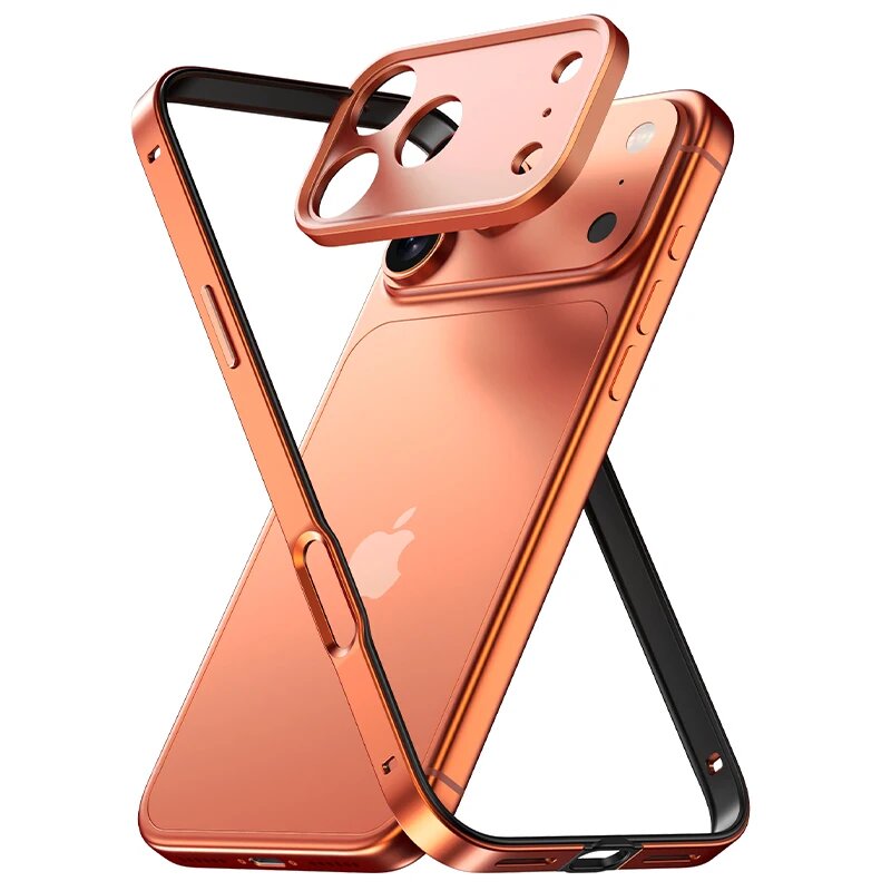 Чехол для iPhone 17 Pro Max, оранжевый