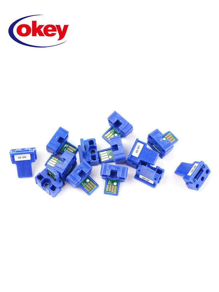 Чипы для тонер-картриджей Cokey MX-60 для Sharp 8 шт. 8pcs MX-60GT C