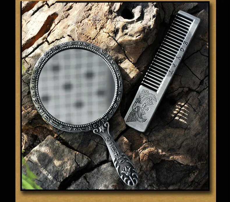 Винтажная фоторамка с зеркалом