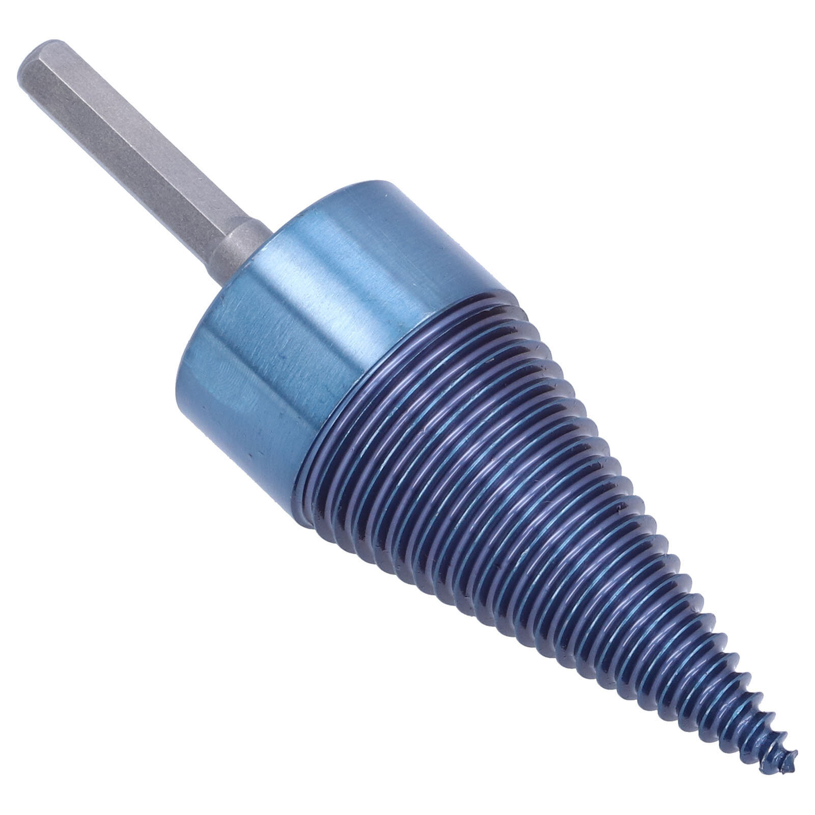 Конусный дровокол 42 мм с синим покрытием