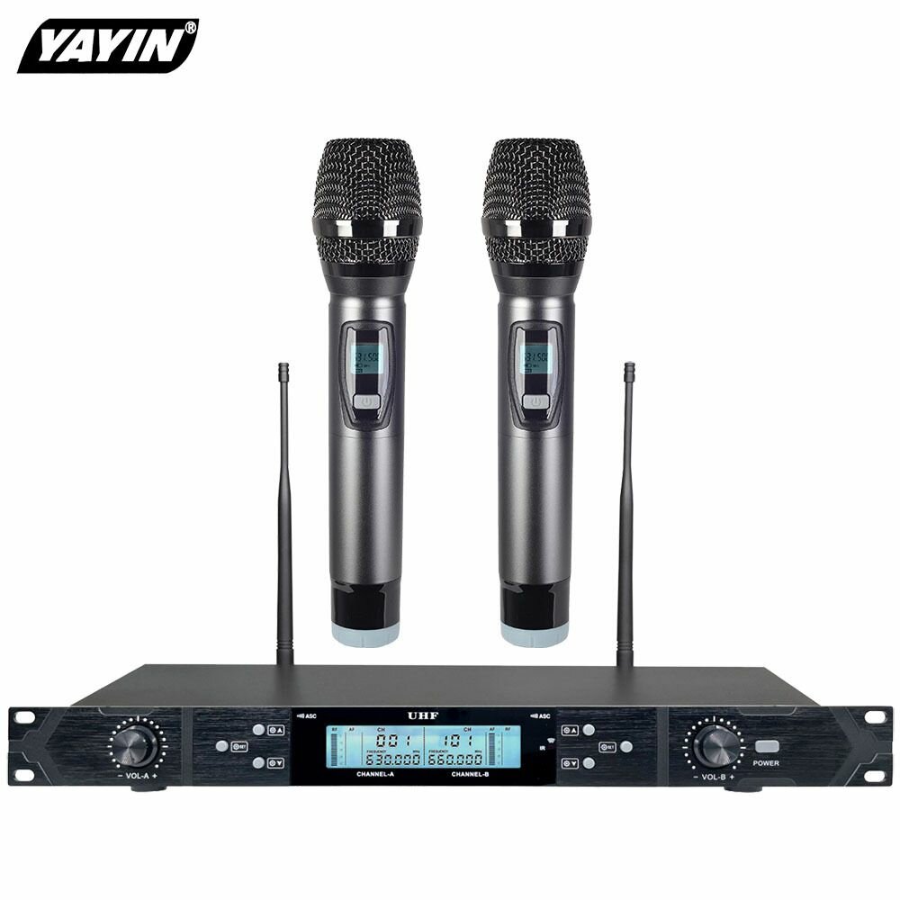 Микрофон для гарнитур UHF Радиосистема с 8 головными микрофонами Для Театральное представление, бежевый