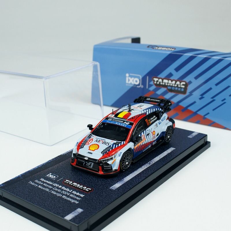 Tarmac works 1:64 Hyundai i20 N Rally1 Hybrid Rallye Легковая модель автомобиля