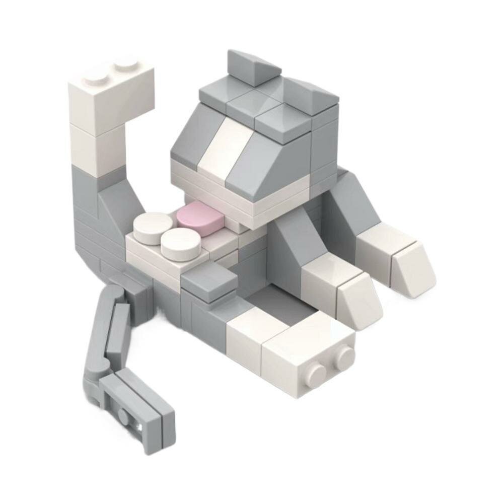 Милые фигурки кошек, строительные блоки своими руками, развивающие игрушки для детей