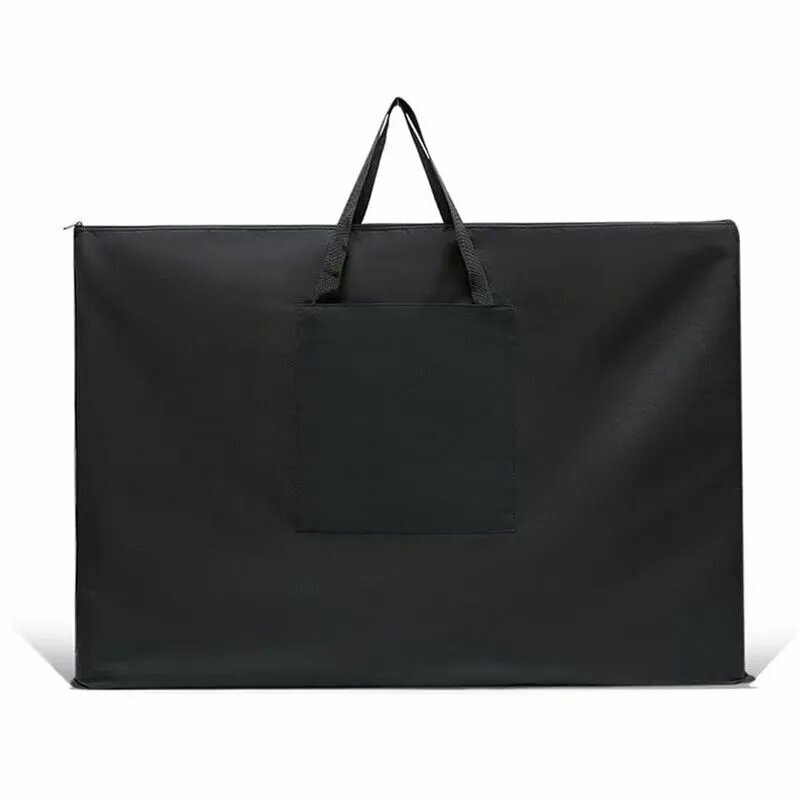 JJRING Легкая сумка-portfolio из дакрона, 63.5 см x 94 см (для постеров, эскизов и рисунков), черный чехол для переноски и хранения (для формата 61 см x 91 см).