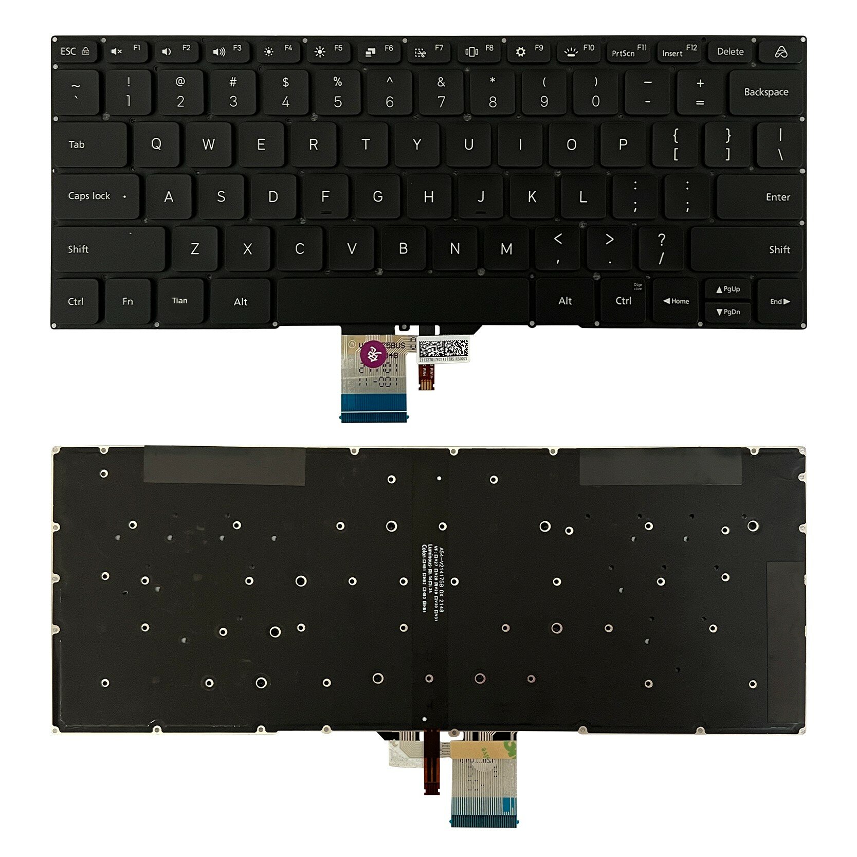 Подходит для клавиатуры Redmi RMA2201/2202/2204 D2201 MIA2207/2208/2210 MIF2209 Клавиатура MIA2207 с подсветкой