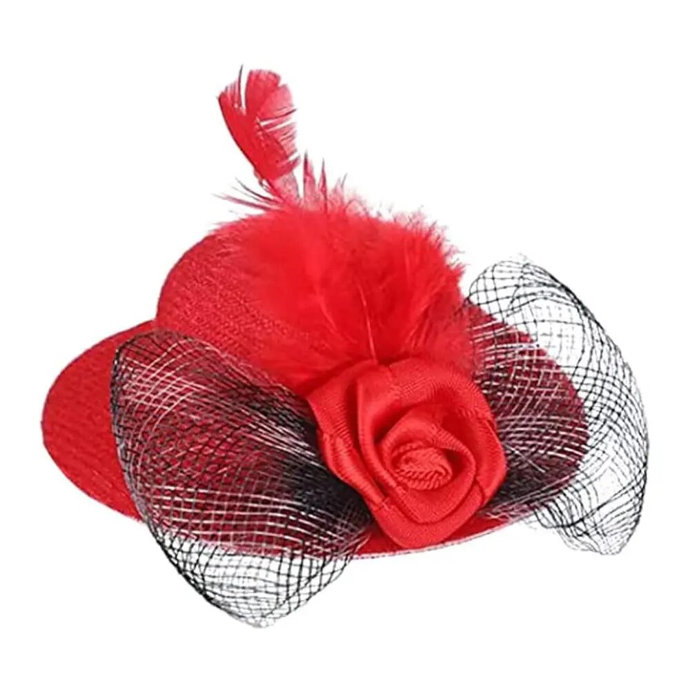 Регулируемая шляпка петушиной утки, шляпка курицы, кепка для кур, товары для домашних животных, шляпка с перьями