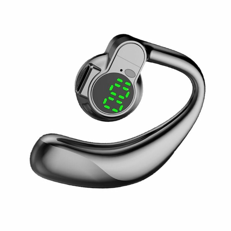 Bluetooth-гарнитуру с одним ухом можно носить как слева, так и справа, закрепив на ухе