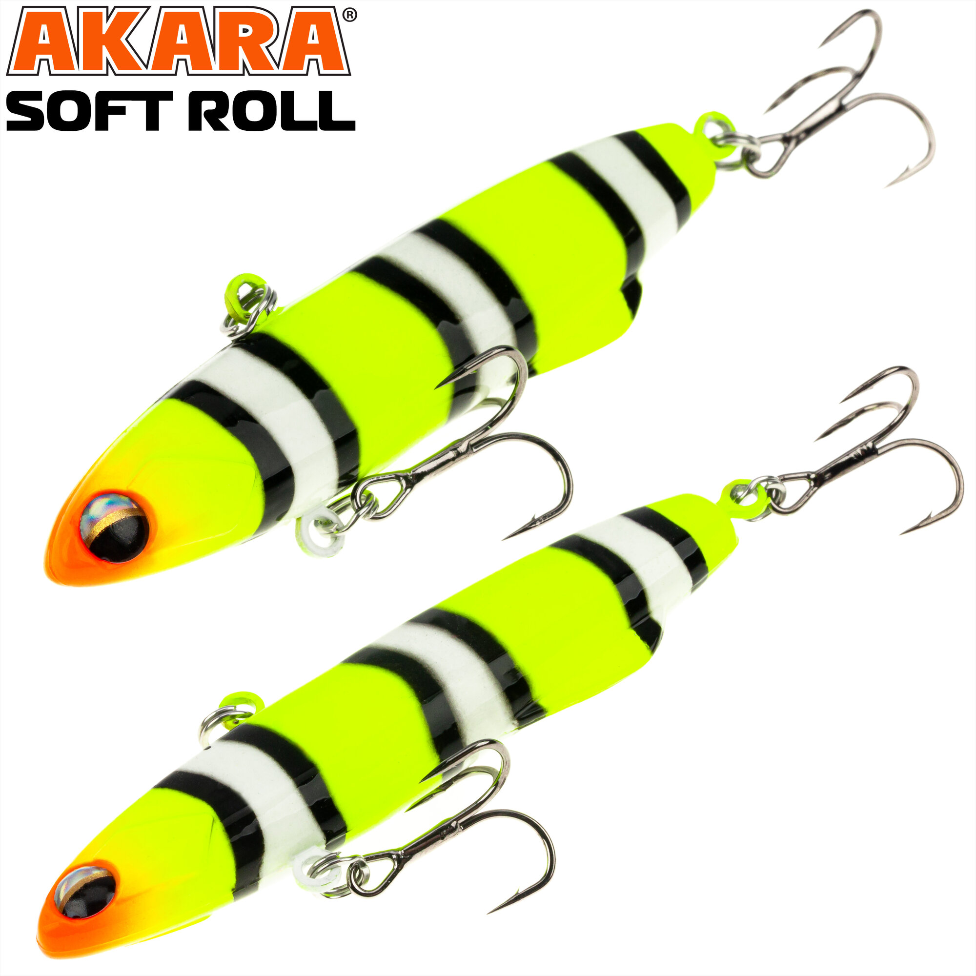 Воблер Akara раттлин Soft Roll 70 мм 17 гр. A72