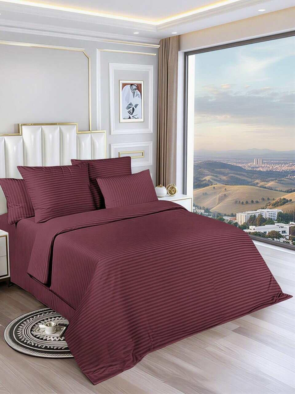 Пододеяльник страйп-сатин 150х200 - "Бриолен" 1х1