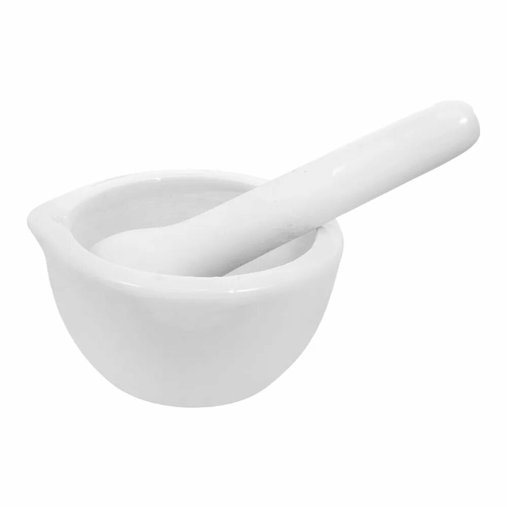 Ступка с пестиком, Фарфор