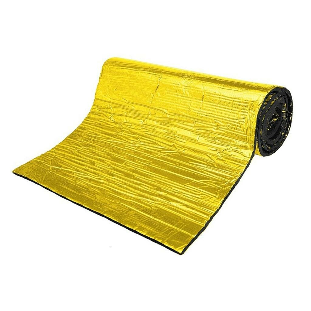 Звукоизоляция для автомобиля, теплоотражающий экран для крыши 20'x79', Золото - 50x200cmx5mm