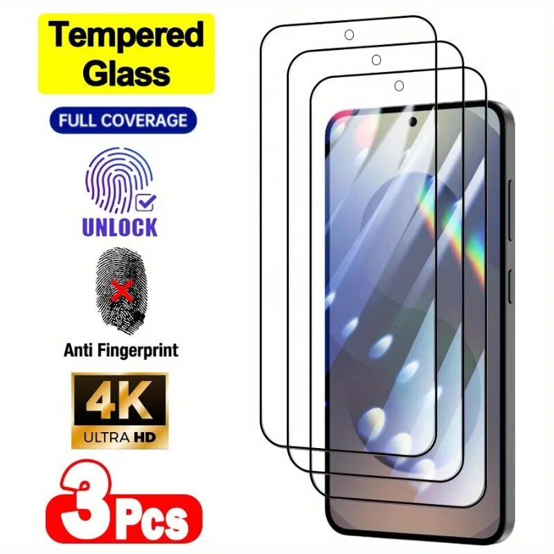 3 шт. закаленное стекло HD для Samsung Galaxy S25 S24 Ultra Защитная пленка для экрана Samsung S23 S22 S21 Plus S25 S24 S23 S21 FE Glass