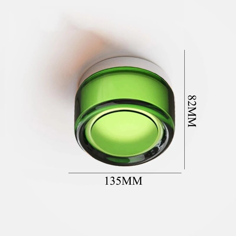 DIAFANO Светильник настенный белый/серый/оранжевый Теплый белый (2700-3500К), green1