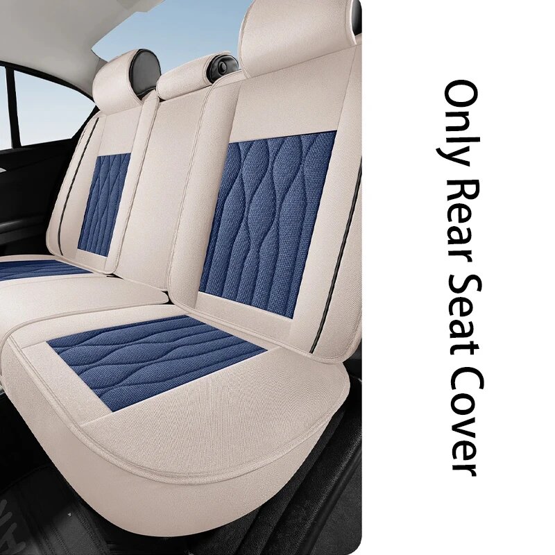 Роскошные прочные универсальные чехлы на автомобильные сиденья для Haval Jolion H5 H3 H7 Jolyon H6 M6 Plus H9 F7X F7 Dargo, авто аксессуары для интерьера Rear Seat-Blue