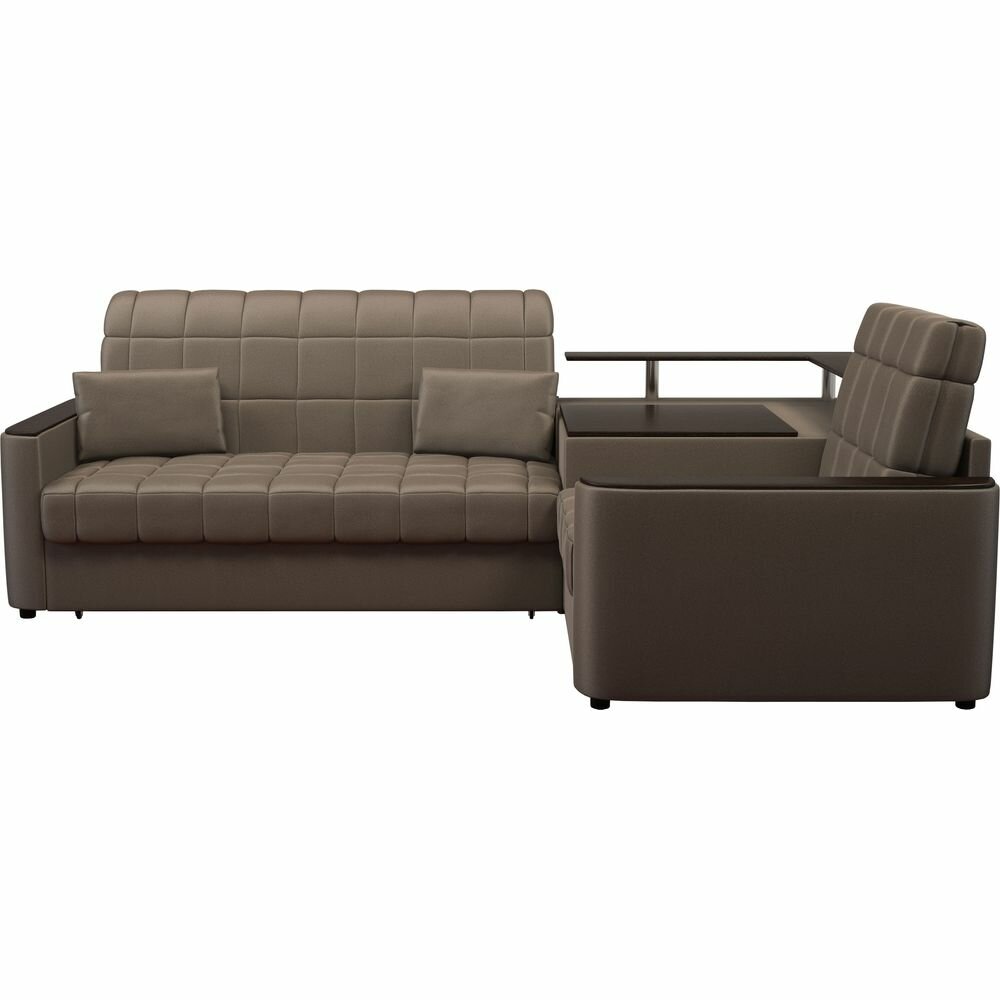 Угловой диван Фортуна А Даллас УФ с баром А4