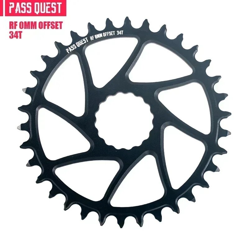 Звездочка PASS QUEST алюминиевая для E-STON EC90 SL Raceface Round 34T