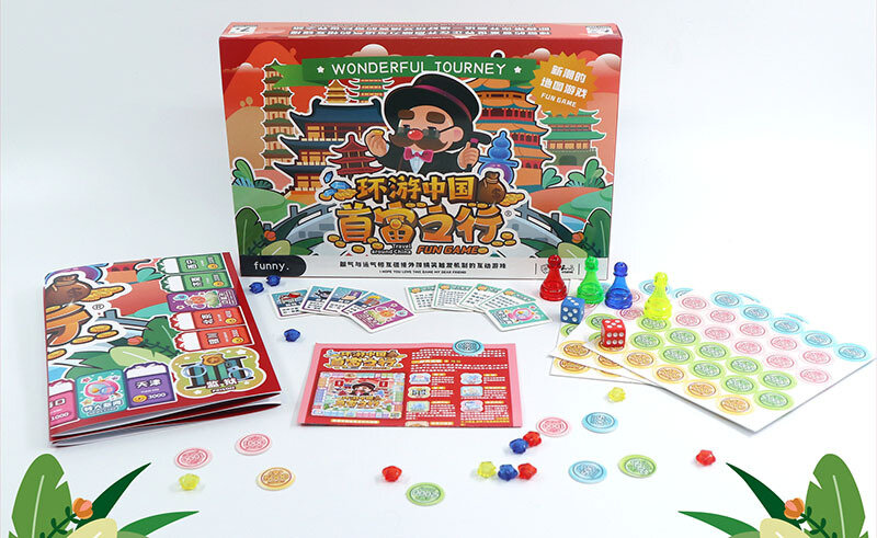 Настольная игра Монополия Rich Meow: Великолепная династия Тан и империя Цин, многопользовательская игра для детей и родителей, карты для дропшиппинга