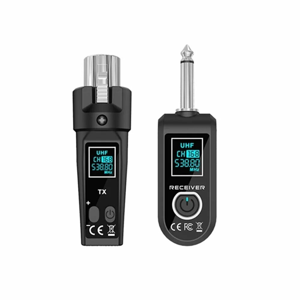 УВЧ Микрофон Беспроводной Конвертер XLR Передатчик и Приемник